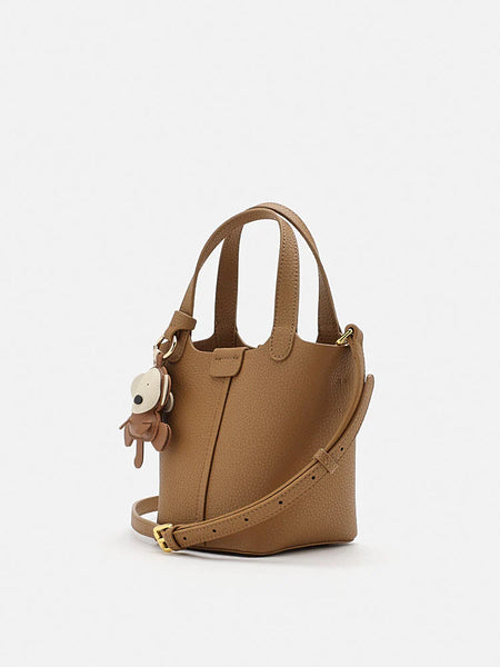 Haley Leather Charmed Bucket Bag – PAZZION INTERNATIONAL